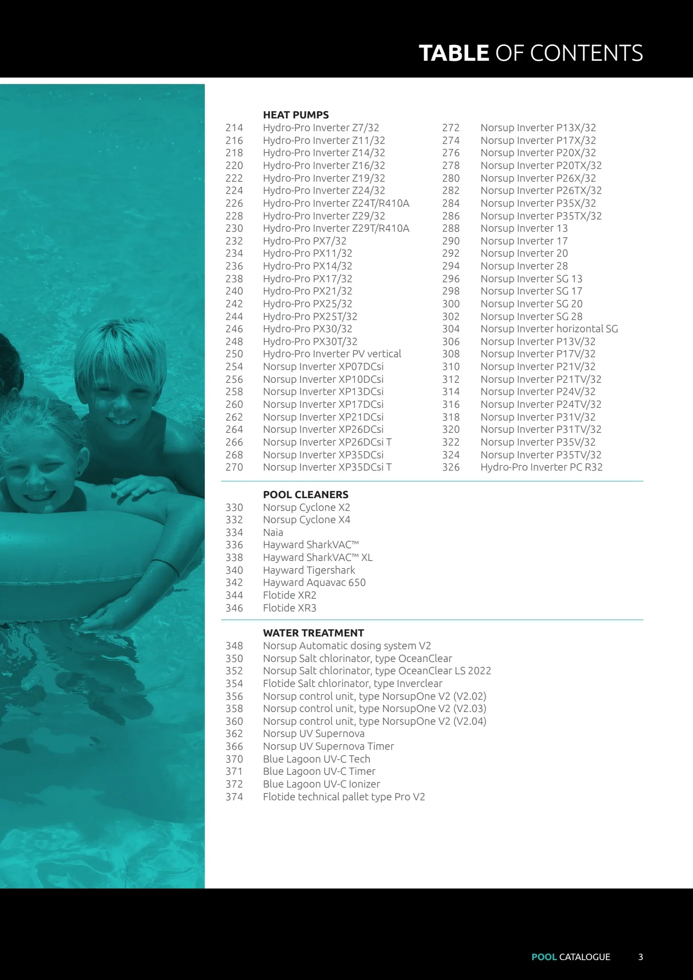 Swimming Pool Spare Parts Catalogue